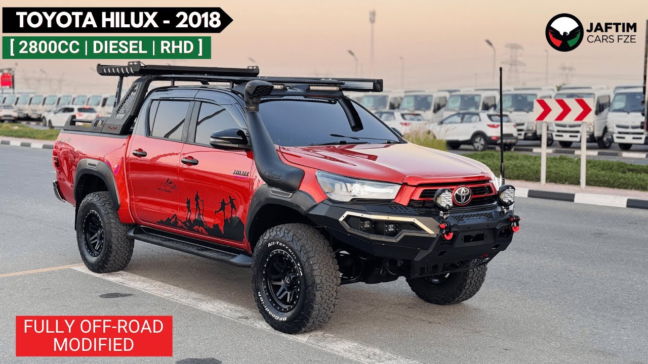 HILUX 2018 | Modified Double Cabin Pickup | 2.8L Diesel Engine | Specs ...
