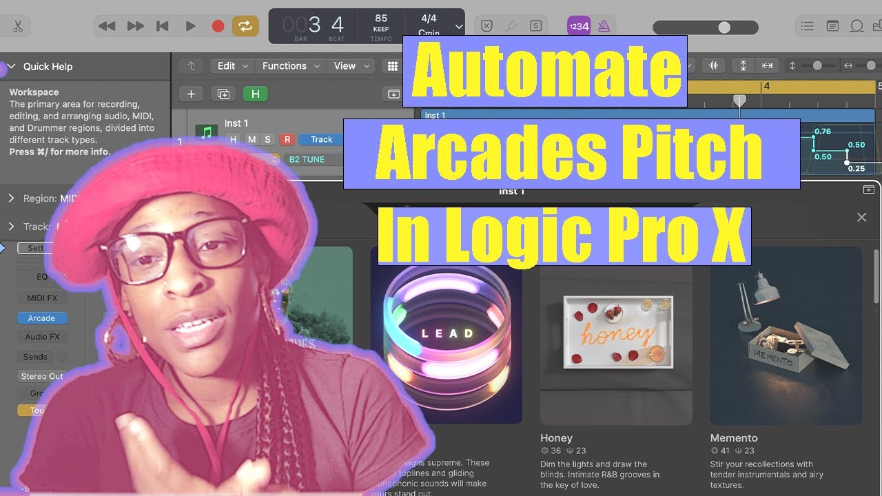 Arcade 2.0 | Automating Arcade's Pitch in Logic Pro X SAUCY 🔥 - YouTube
