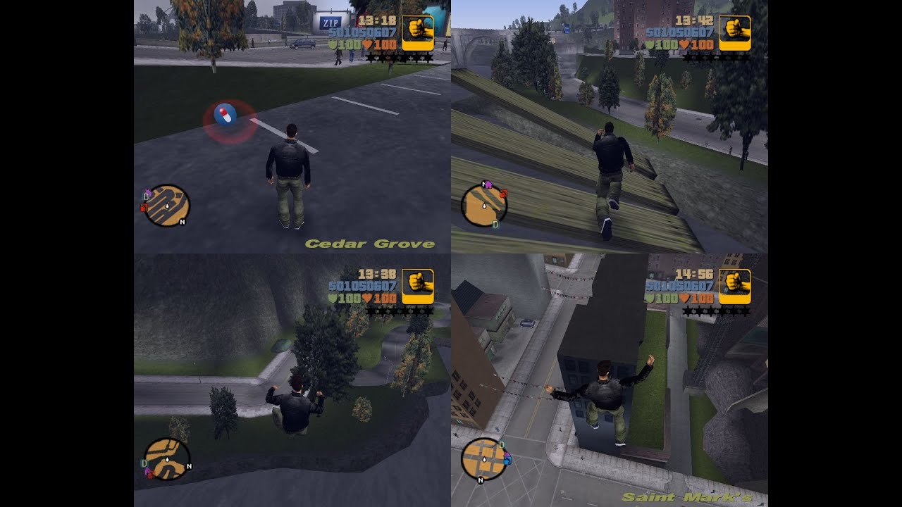 GTA 3 - Adrenaline Pill Parkour - YouTube