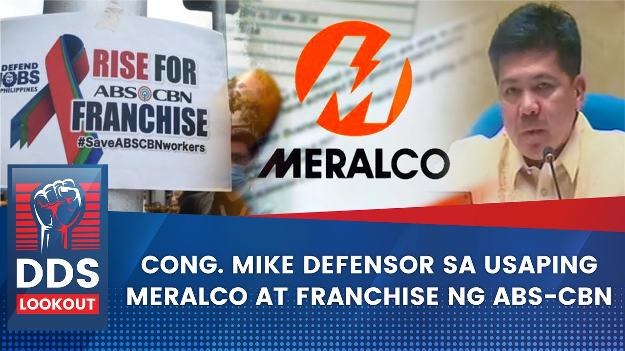 CONG. MIKE DEFENSOR SA USAPING FRANCHISE AT MERALCO - YouTube