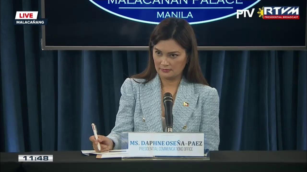 PCO holds a press briefing with DILG Secretary Benhur Abalos and PNP Chief Rodolfo Azurin Jr ...