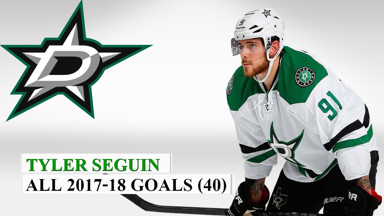 Tyler Seguin (#91) All 40 Goals of the 2017-18 NHL Season - YouTube
