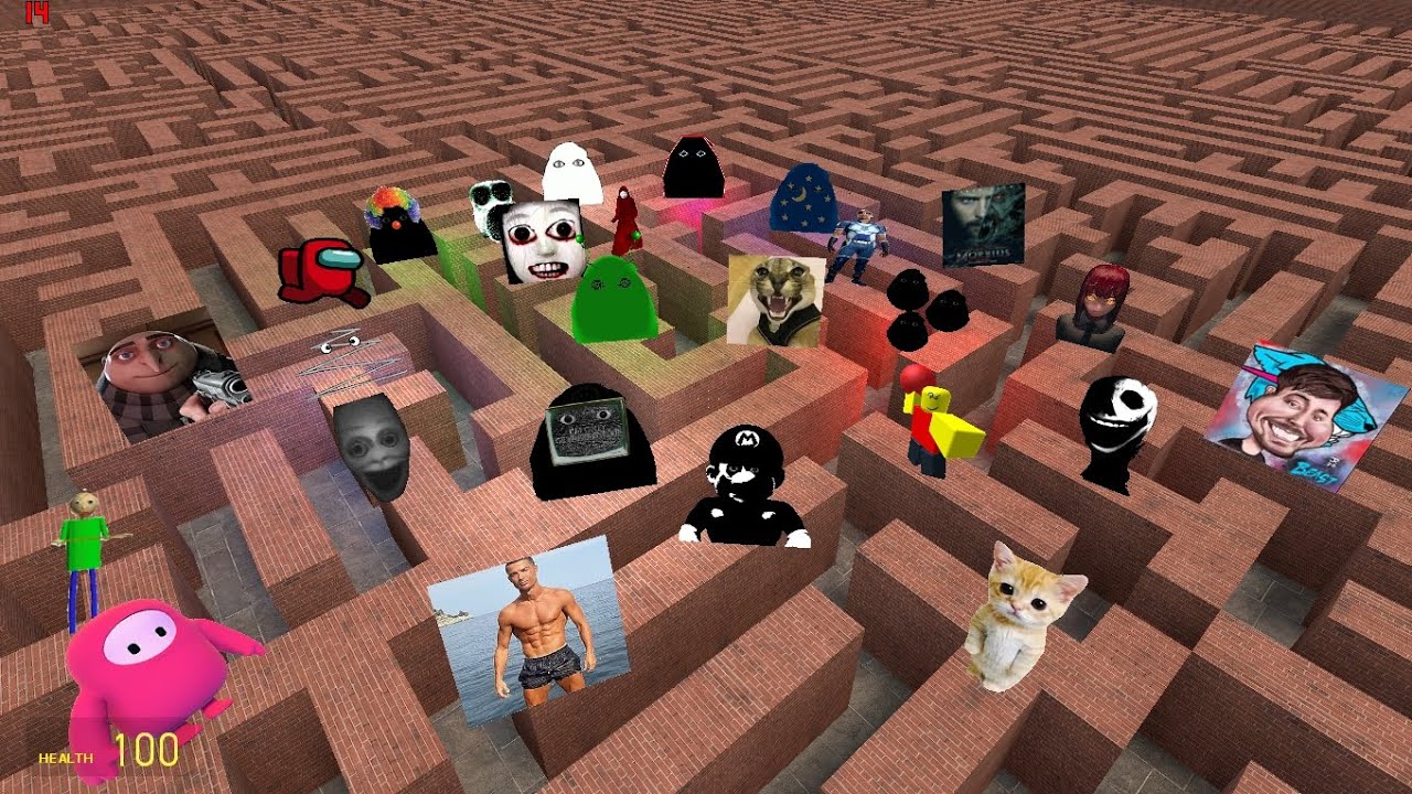 Too Much Nextbot Angry MUNCI Family, Ambush, Juggler, Among Us, Aheno ...