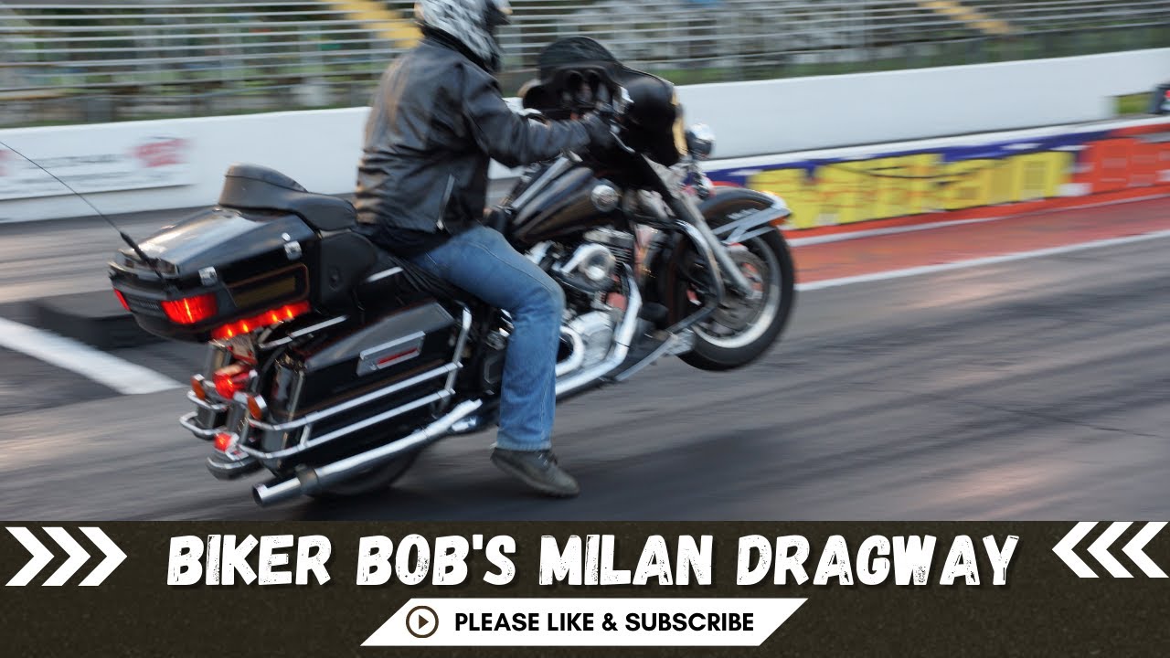 Biker Bob's Milan Dragway #michiganhotrod #dragracing - YouTube