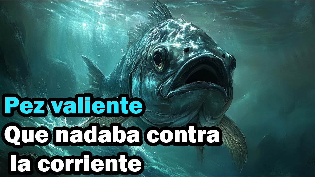 Pez valiente que nadaba contra la corriente - YouTube
