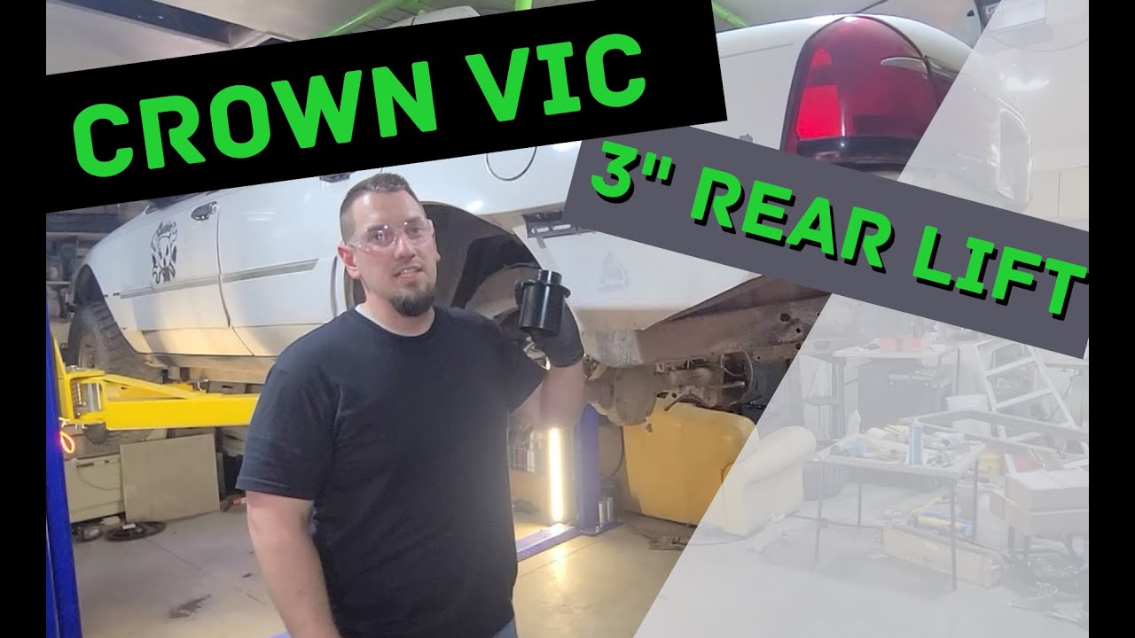Lifted Crown Vic - 3" Rear Lift - YouTube