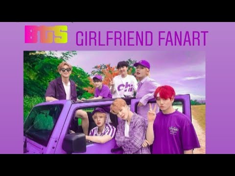 》.°•BTS Girlfriend Fanart*☆《