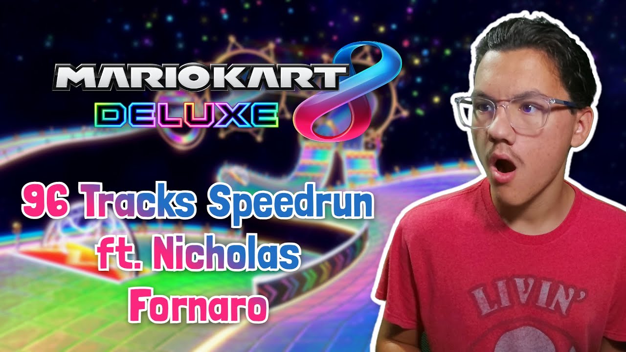 [🔴LIVE] I.......Am SPEED!! | MK8DX 96 Tracks Speedrun Race ft. Nicholas ...