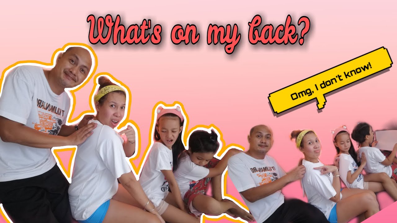 DRAW ON MY BACK CHALLENGE - YouTube