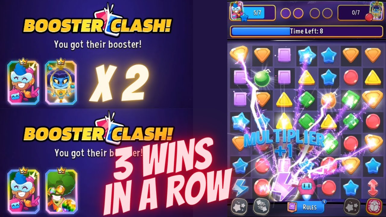 Booster Clash, 3 Wins in a Row, Billie Boom Gameplay, LEGENDARY PK Cleo ...