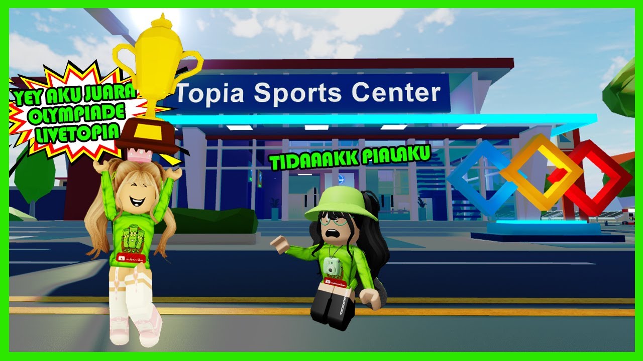 Gege! Aku Memenangkan Olympiade Di Livetopia - Roblox Indonesia - YouTube