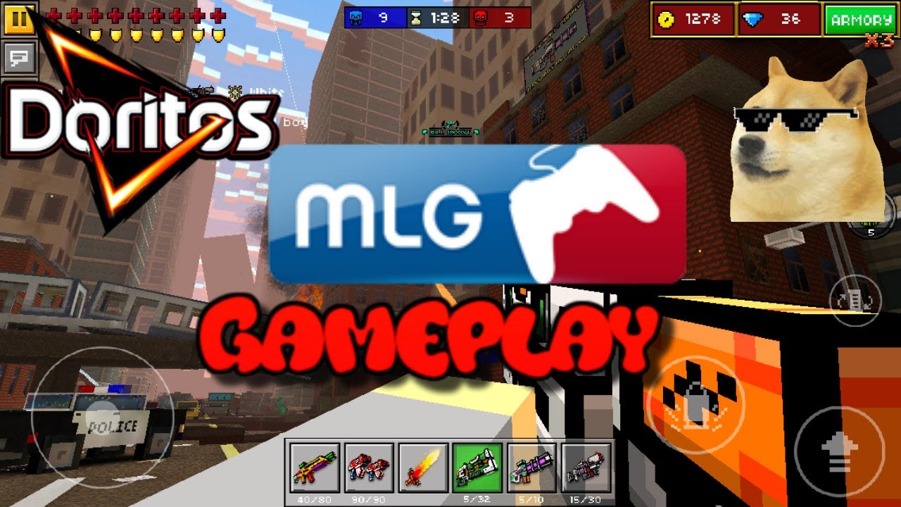 MLG PIXEL GUN 3D: Funny Moments,Trickshots,Fails [NOT MY MONTAGES ...