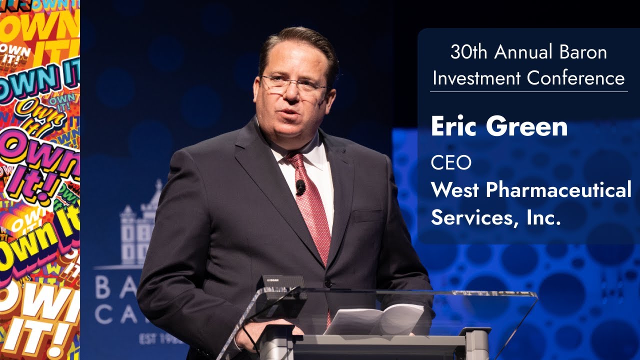 West Pharmaceutical CEO, Eric Green, speaks at the 30th Annual Baron ...
