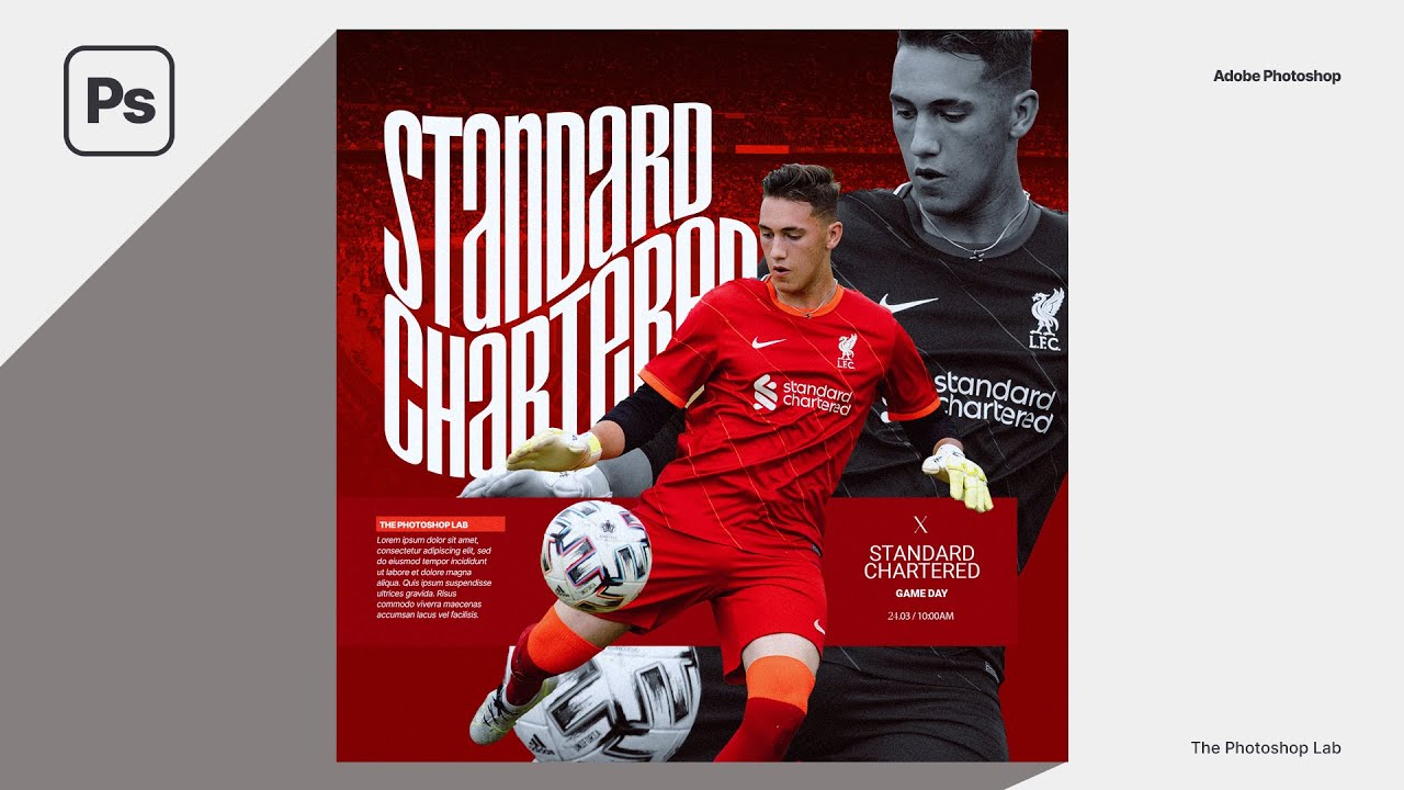 Quick Sports Media Poster Design Tutorial | Adobe Photoshop - YouTube