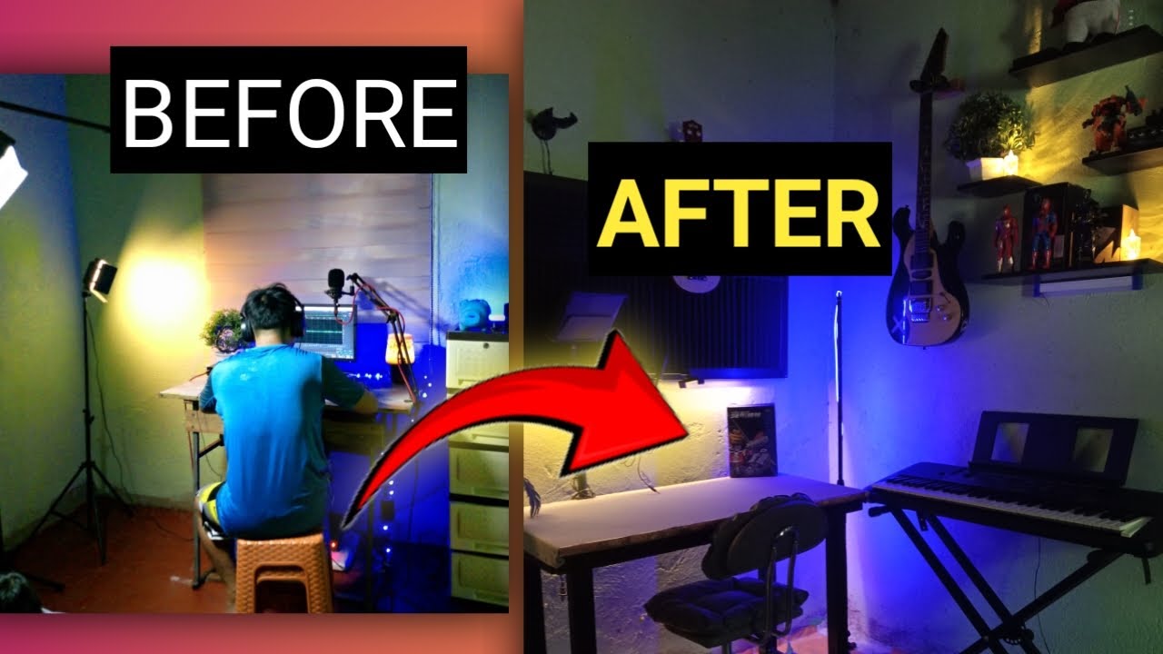 STUDIO UPDATE in my SMALL ROOM/tagalog - YouTube