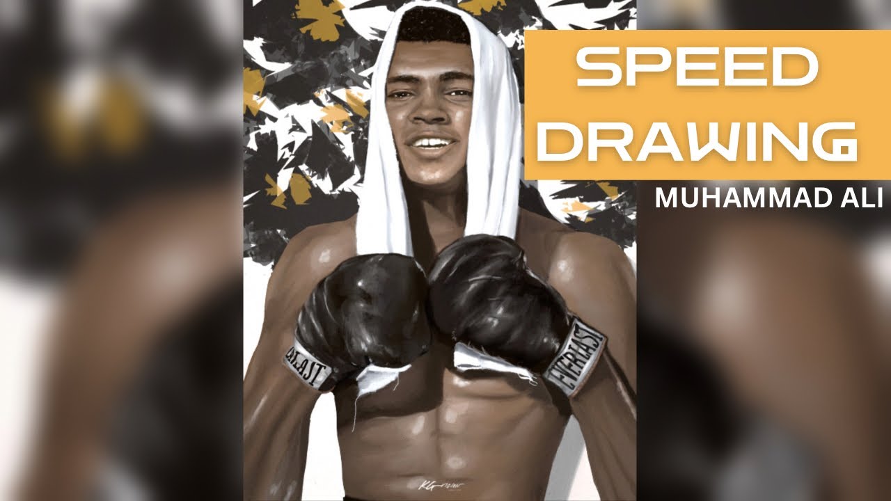 Speed Drawing | Muhammad Ali - YouTube