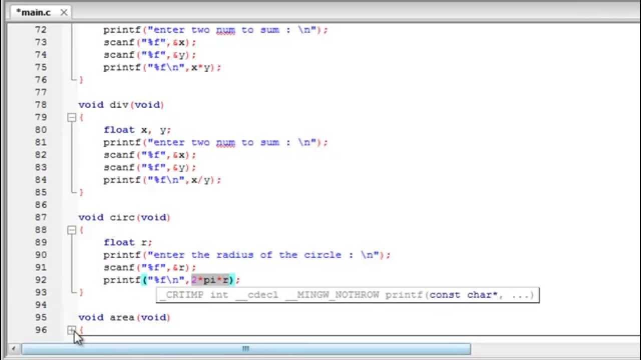 23 Arabic C Programming Program 3 Youtube