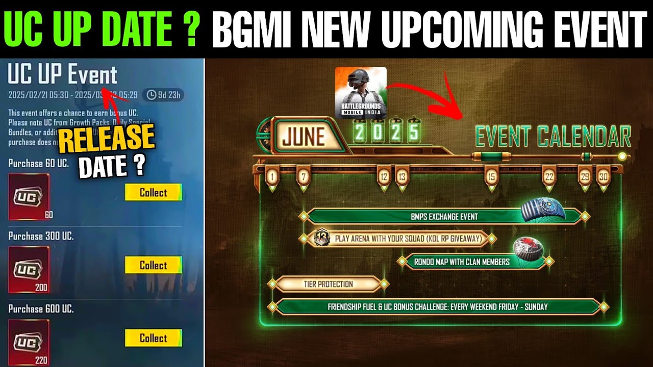 Bgmi Uc Up Coming Date ?| Bgmi New Upcoming Events Date Reveals | Bgmi ...