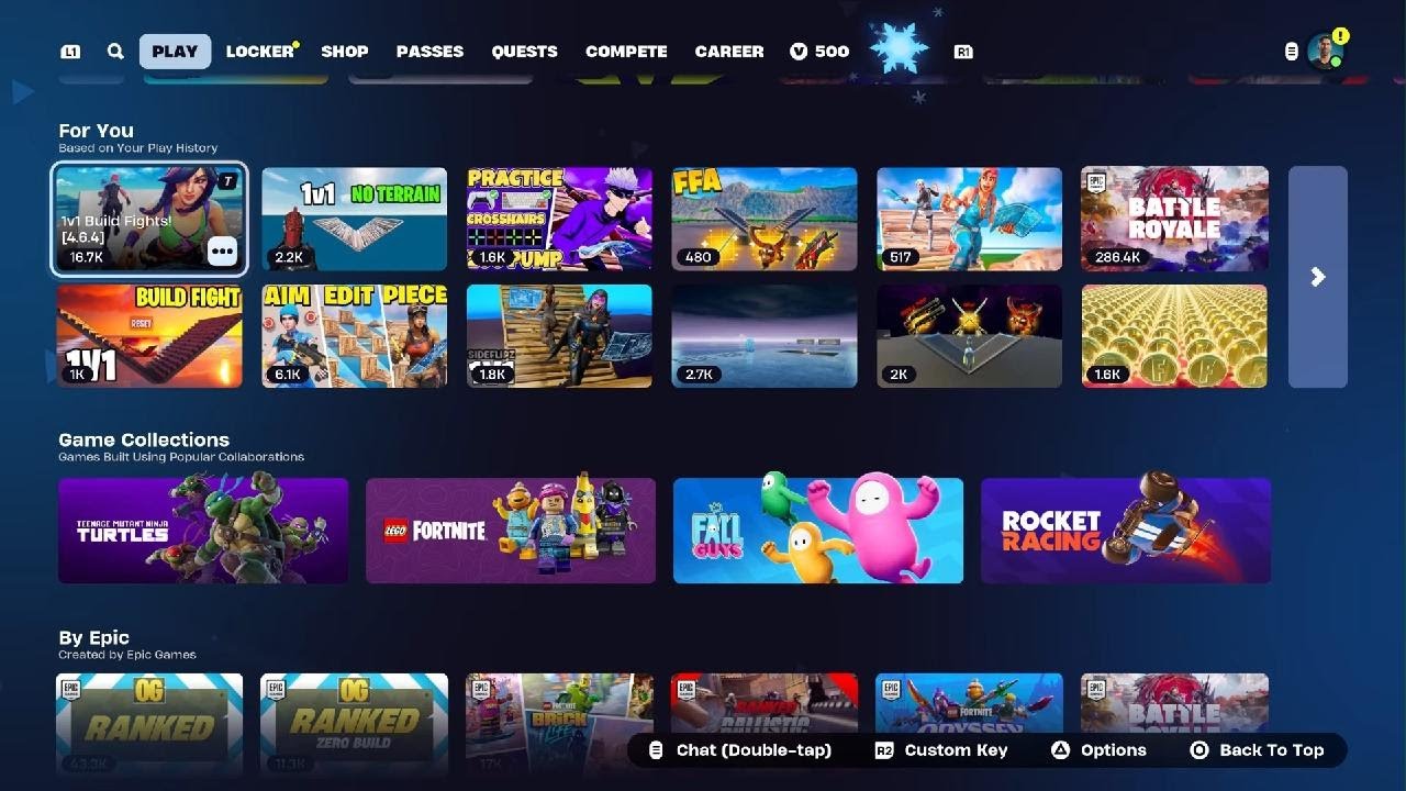 Fortnite Ranked OG Zero Build Yule Log - YouTube