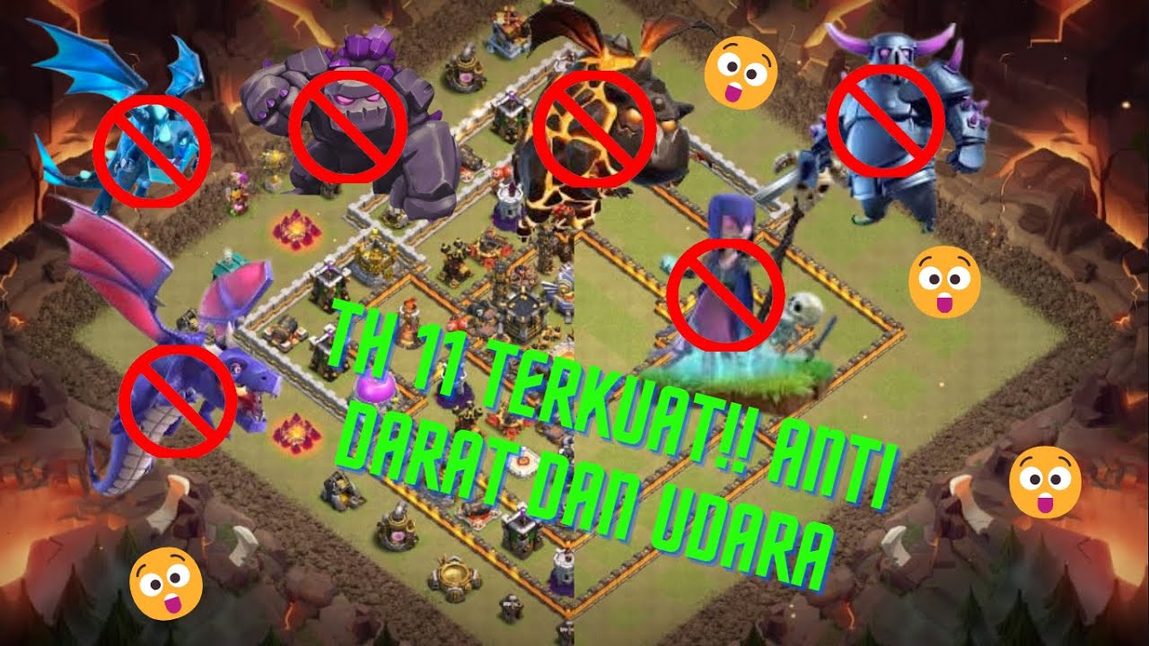 Base TH 11 Terkuat with copy link #clashofclans #coc #games - YouTube