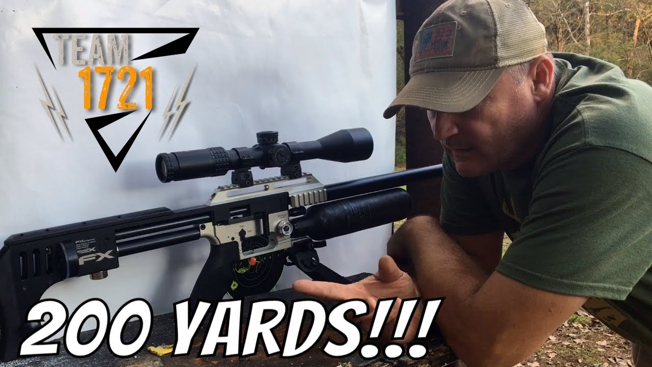 FX Impact .30 cal 200 yards - Chicken Sniper - YouTube