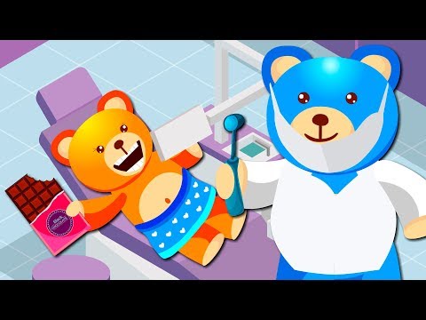 Mega Gummy Bear Baby Dental Care Teeth Hurt! Popular Songs Cartoon Finger Family Nursery Rhymes