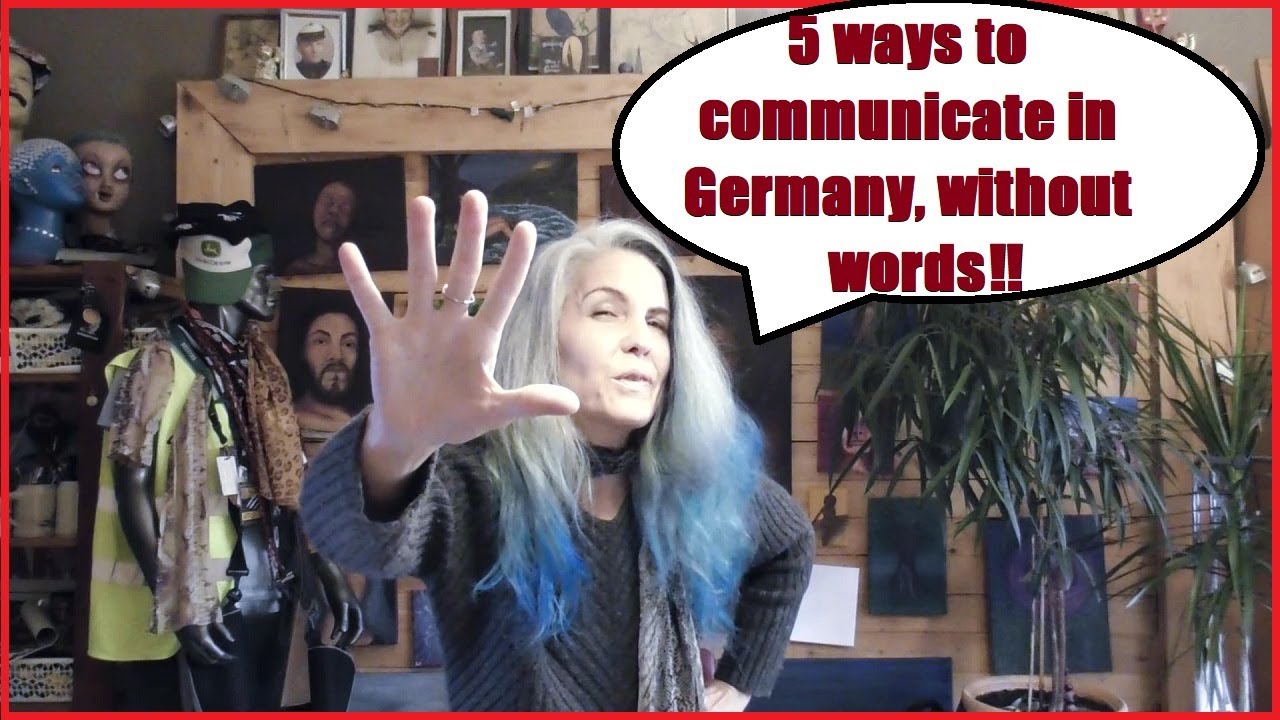 Speaking German without saying a (real ) word ! 5 Things! - YouTube