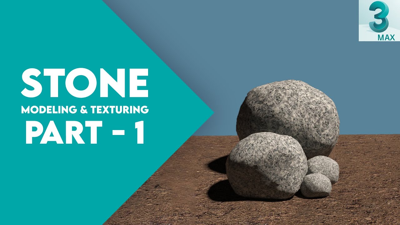 Stone Modeling in 3Ds Max Part- 1 - YouTube