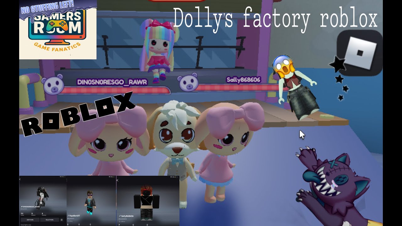 Roblox New Game - Dolly's Factory - Gamer's Room - YouTube
