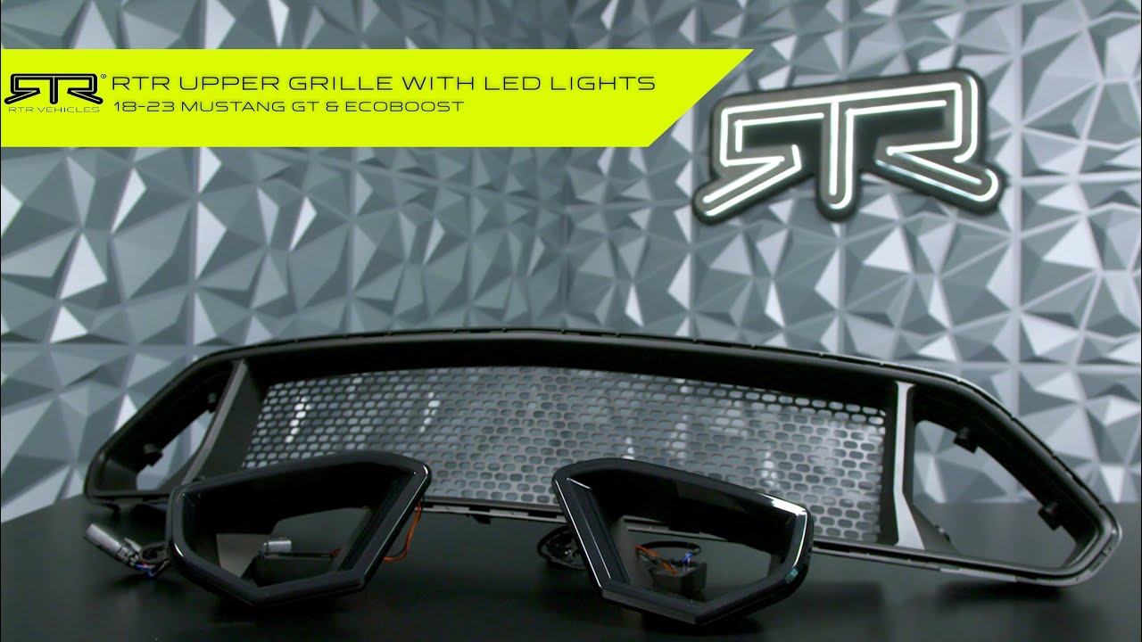 Reviewing the RTR Upper Grille with LED Lights for the 2018-23 Ford ...