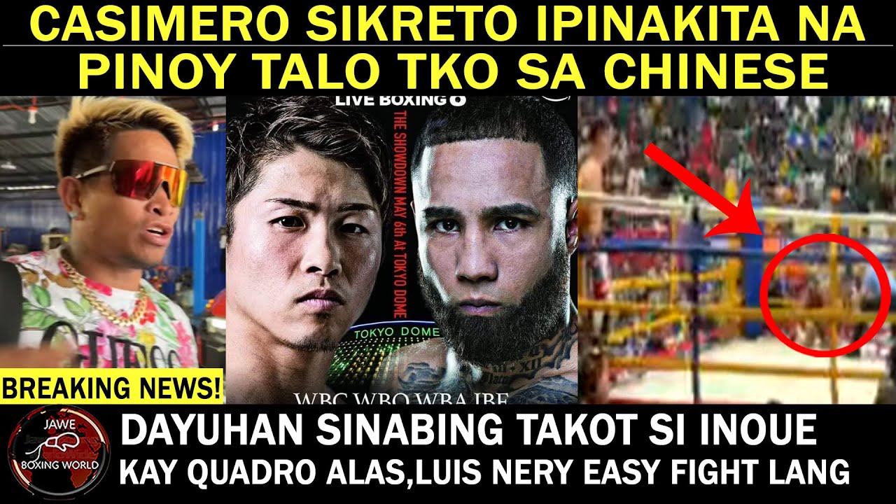 CASIMERO Pinakita SIKRETO, Pinoy Talo TKO Sa Chinese,Dayuhan Sinabing ...
