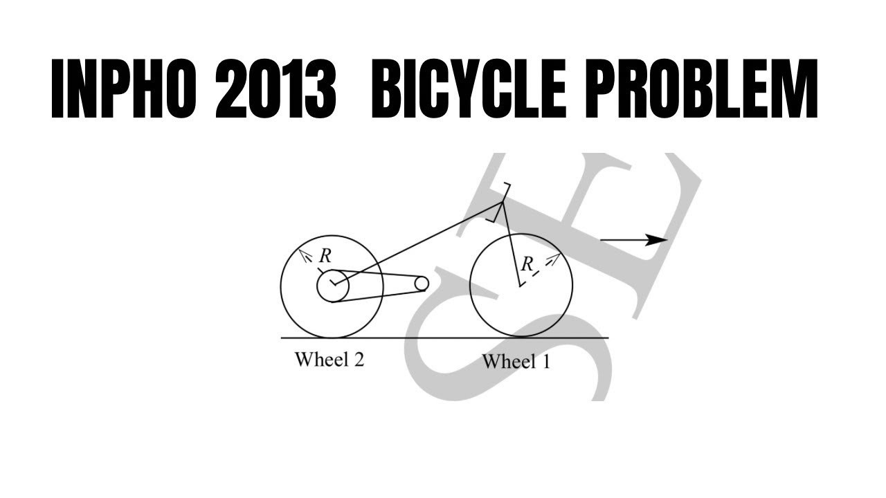 INPHO 2013 : ACCELERATION OF BICYCLE AND ACCELERATING TORQUE | JEE ADV ...