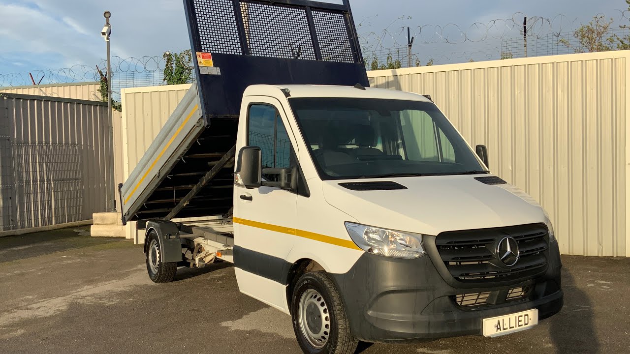 Mercedes Sprinter Tipper 69 reg - YouTube