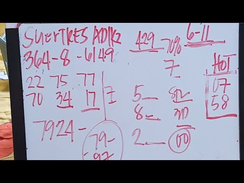june 12 2023 suertres adikz is going live! swertres hearing pairing ...