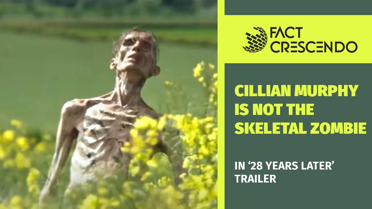 Cillian Murphy as a Skeletal Zombie in ’28 Years Later’ trailer? - YouTube