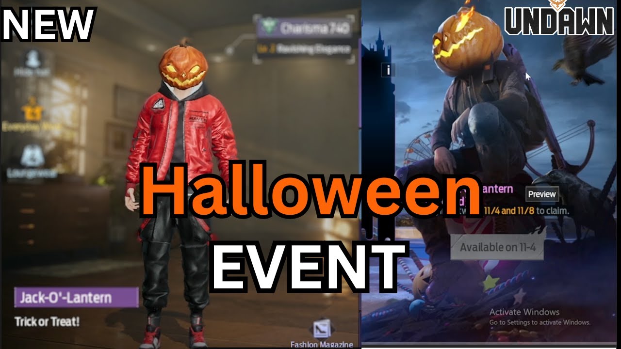 undawn|HALLOWEEN EVENT + F2P SKIN!!! - YouTube