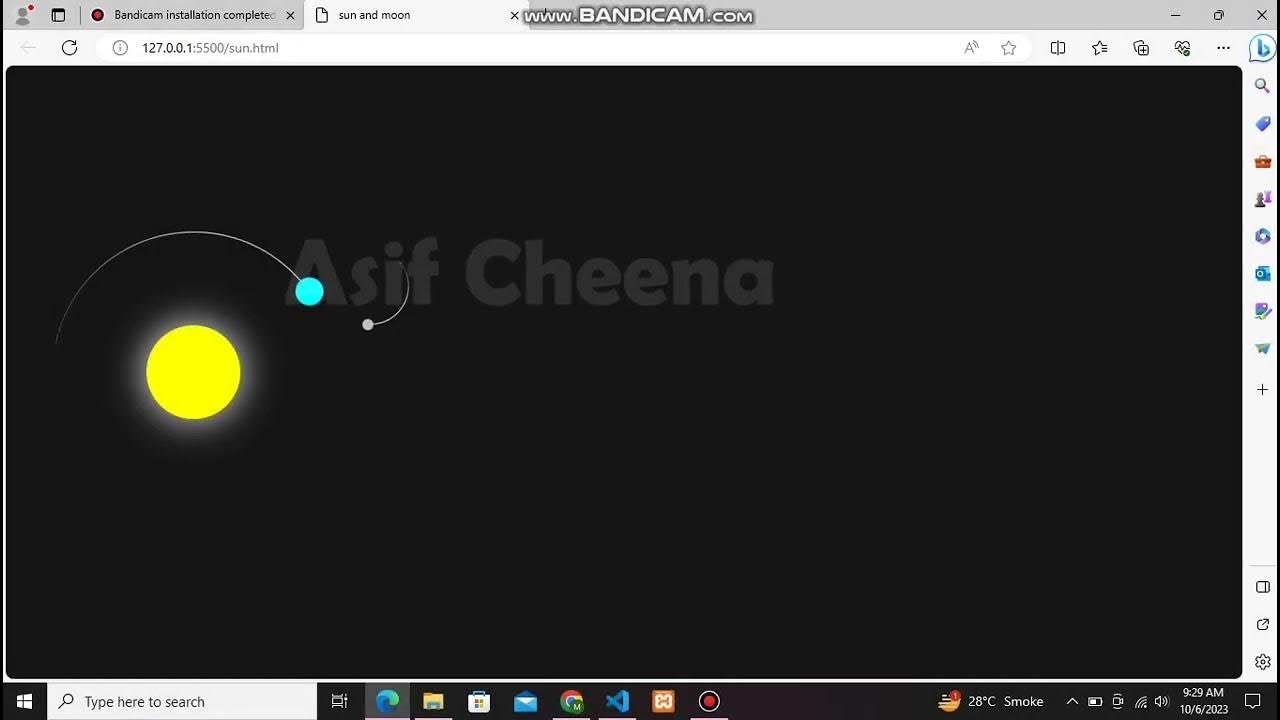Weldon Asif Cheena | Solar System Website HTML, CSS, JavaScript - YouTube