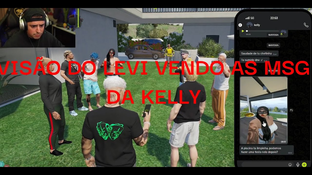 VISÃO DO LEVI COM AS MENSAGENS DA KELLY ! - YouTube