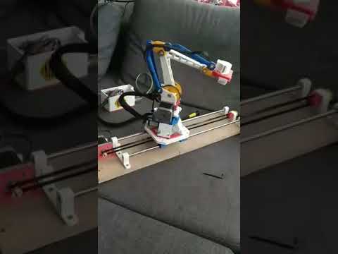 Robot Arm - Rail System Test - YouTube