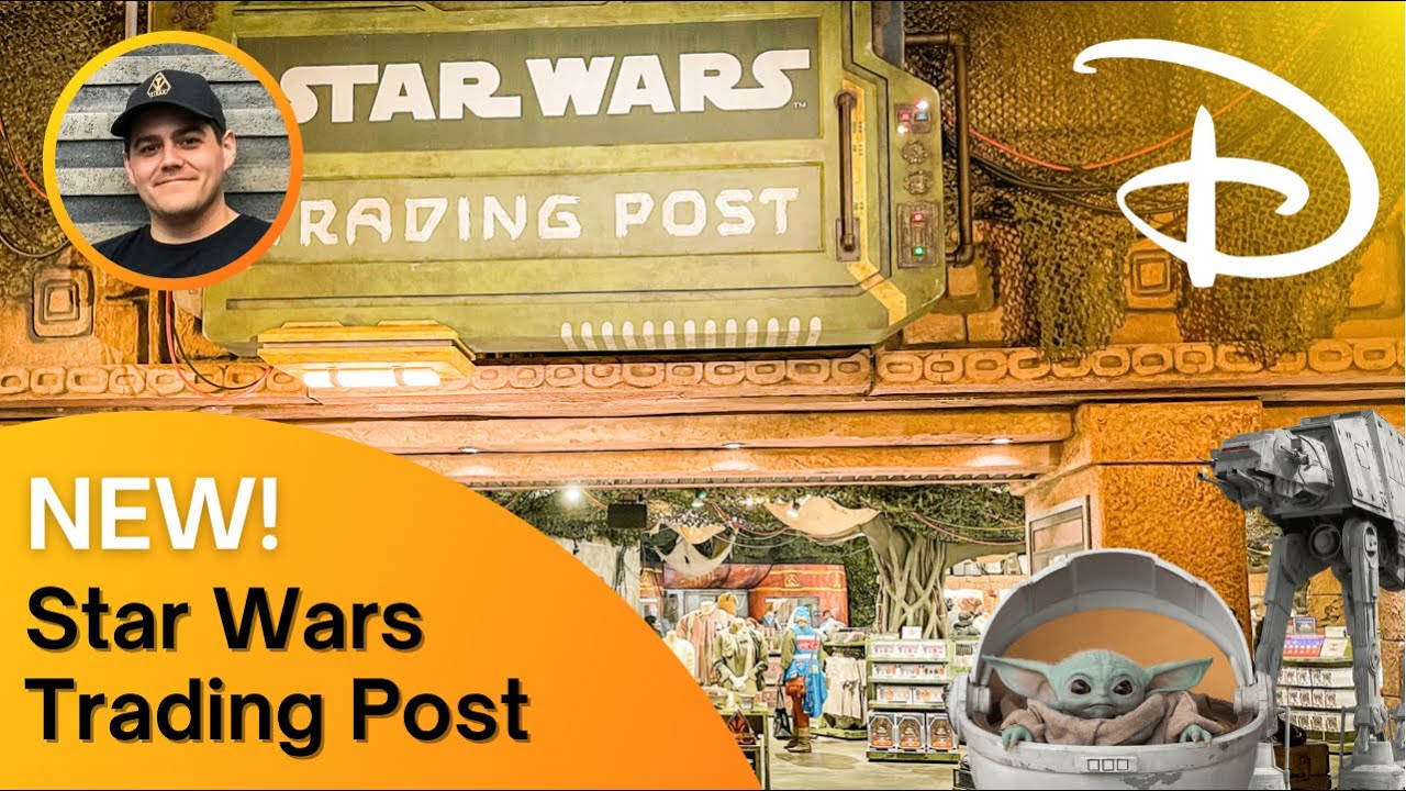 NEW! Star Wars Trading Post Full Guided Tour & Walkthrough | Disneyland ...