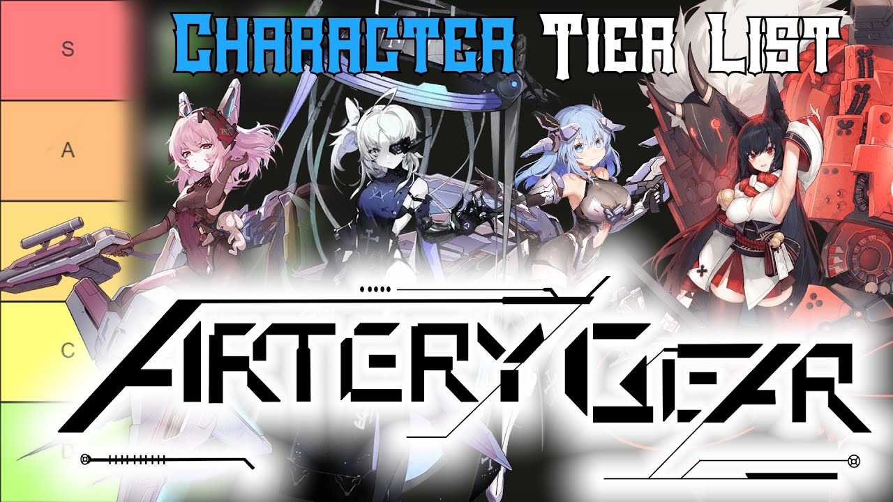 Artery Gear Fusion Character Tier List - YouTube