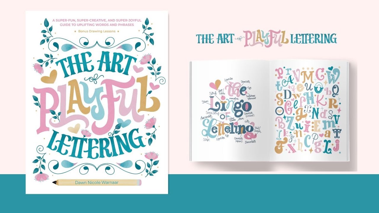 Art of Playful Lettering Book Flip-Through - YouTube