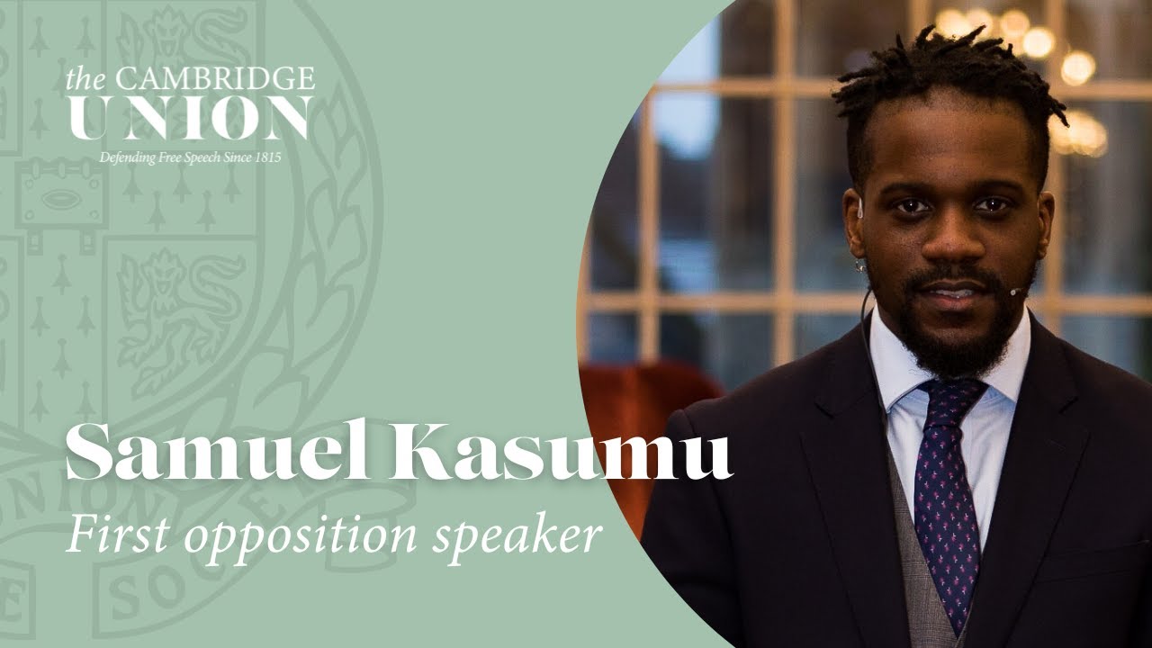 Samuel Kasumu | This House Believes You Have No Right To Inherit Wealth | Cambridge Union - YouTube