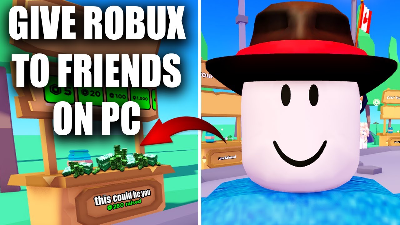 How to Give Robux to Friends in Pls Donate on PC - Easy Guide - YouTube