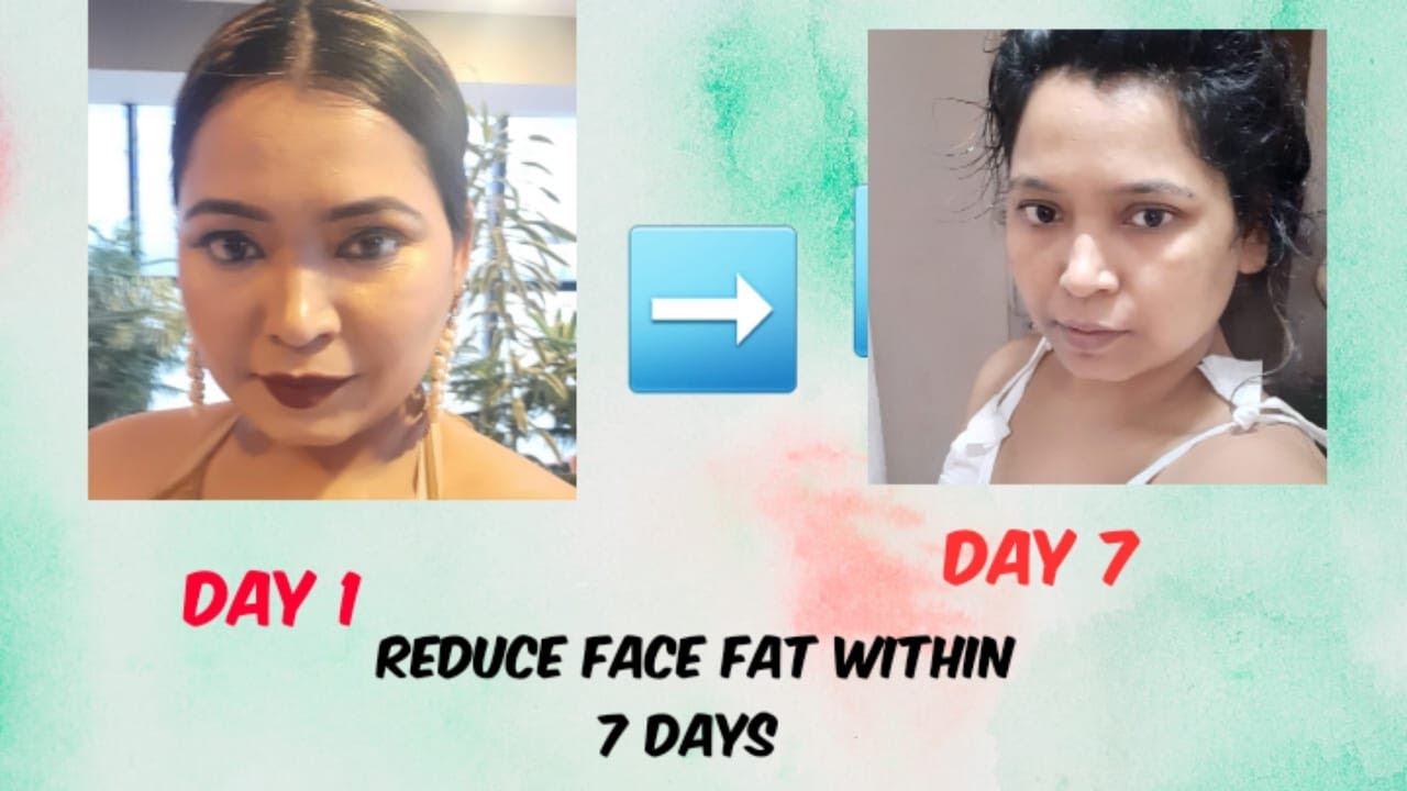 How to reduce face fat within 7 days (Chubby cheeks and Double chin ...