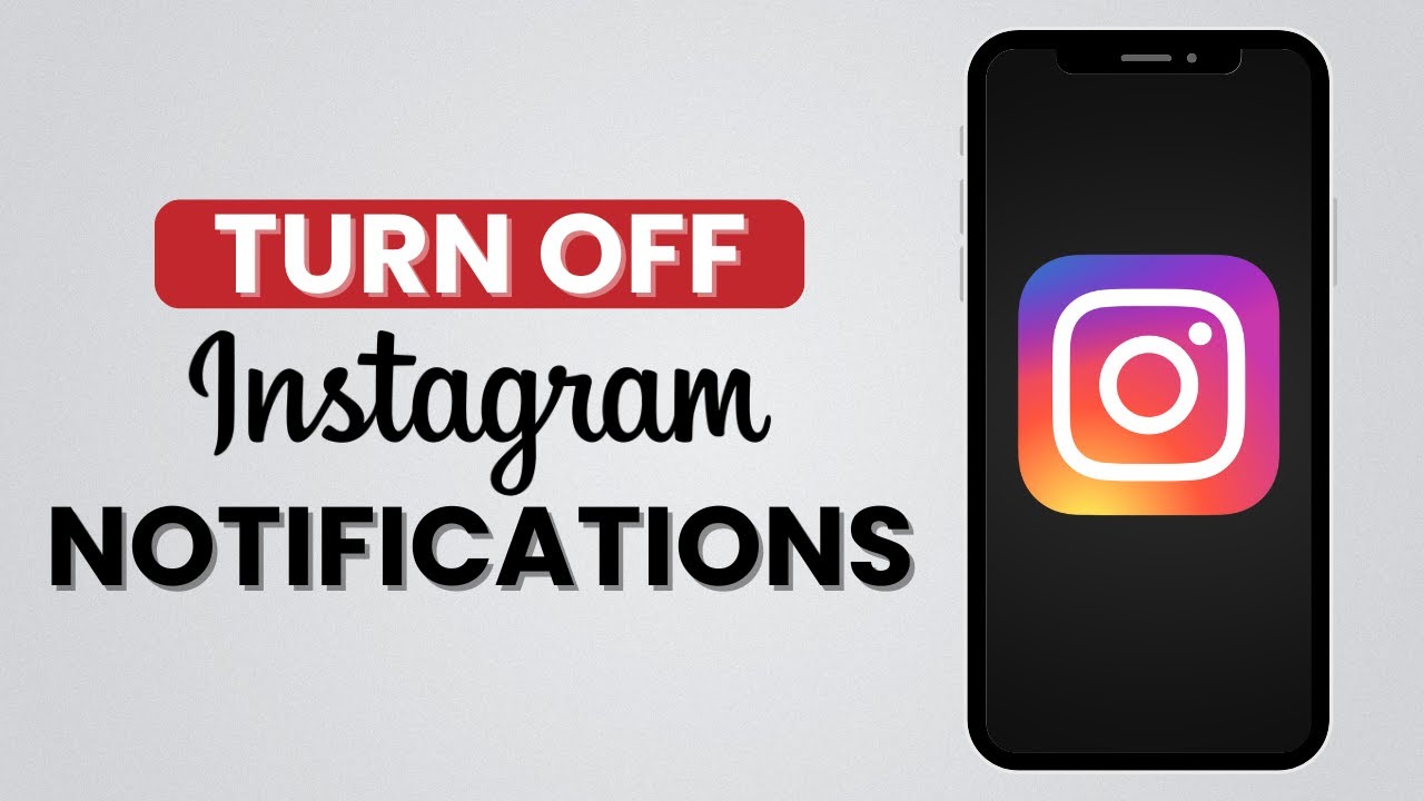 How To Turn Off Instagram Notifications (iOS & Android) - YouTube