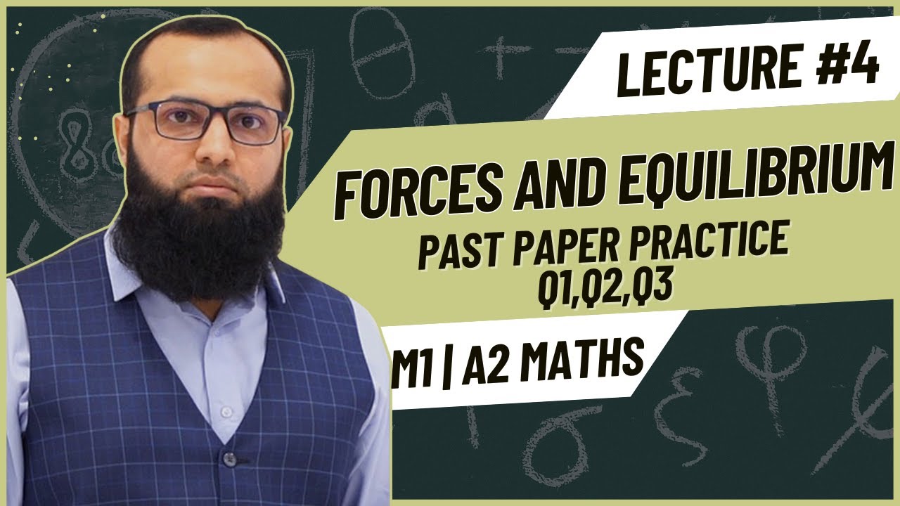 A-Level Maths M1 Forces and Equilibrium | Past Paper Practice | Sir ...