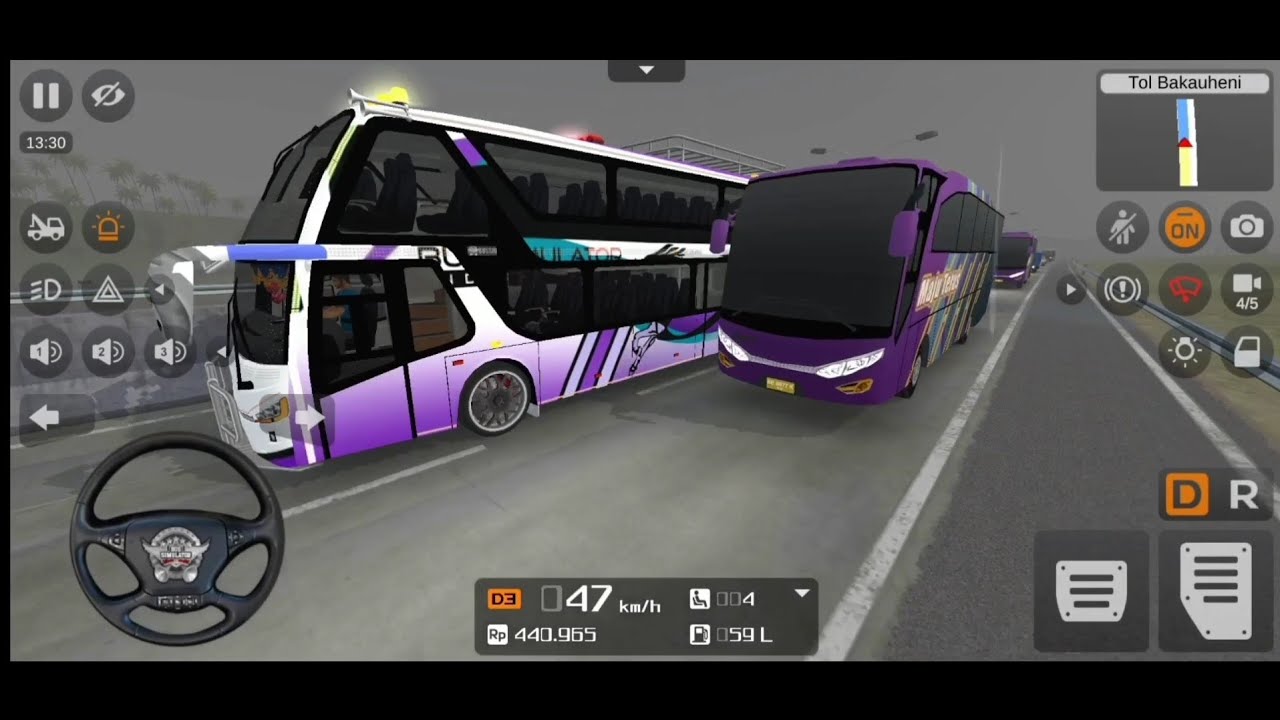 BUSSID Bus simulator Indonesia, Android Gameplay #bussid #bus # ...