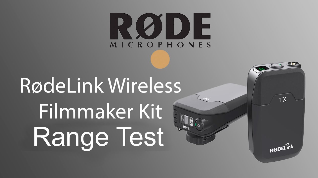 RØDE - RODELink Wireless Filmmaker Kit Range Test 80m / 262ft - YouTube