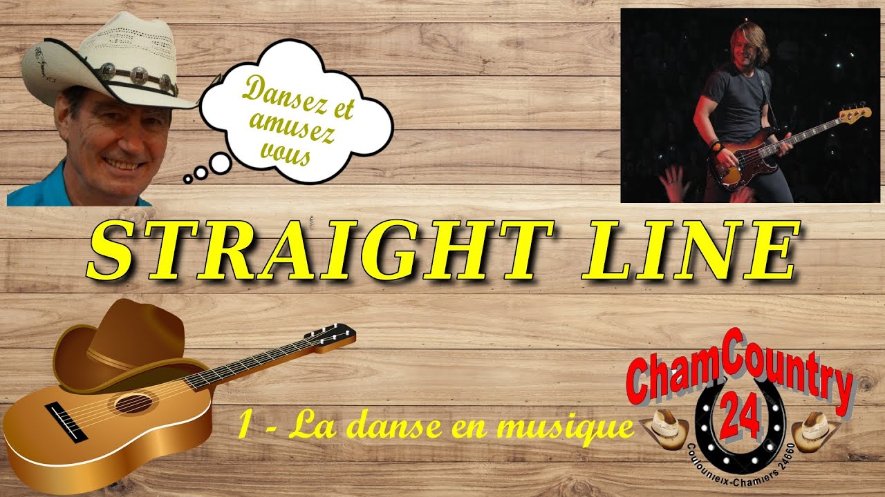 Straight Line - Line dance country ( Démo & Teach Fr) - YouTube